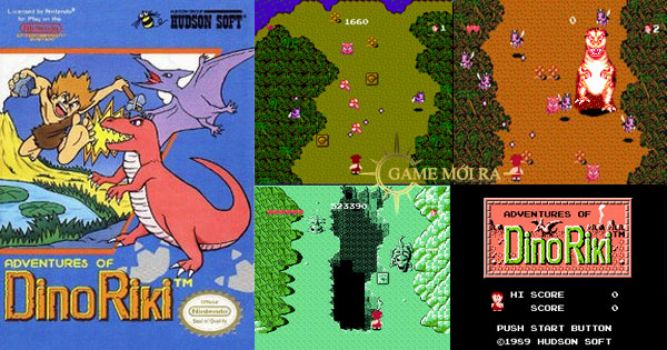 Chơi game điện tử 4 nút Adventures of Dino Riki ngay trên nền web ...