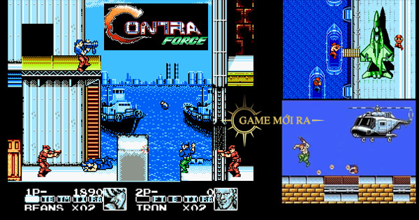 Chơi game điện tử 4 nút Contra Force ngay trên nền web - Game Giả Lập