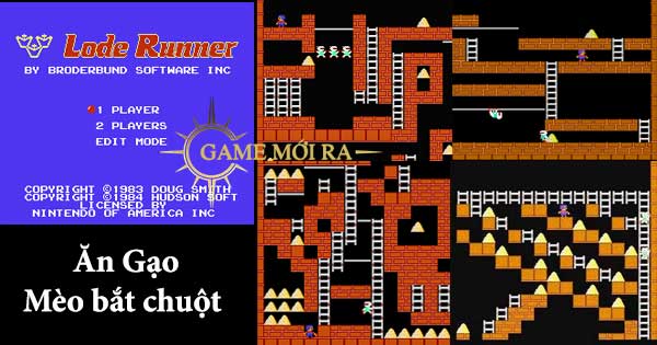 Chơi game điện tử 4 nút Ăn Gạo (Lode Runner) ngay trên nền web - Game ...